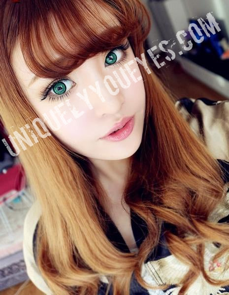 LOVE WORDS GEMSTONE Green Colored Contacts – UNIQUELY-YOU-EYES