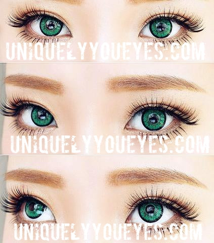 LOVE WORDS GEMSTONE Green Colored Contacts – UNIQUELY-YOU-EYES